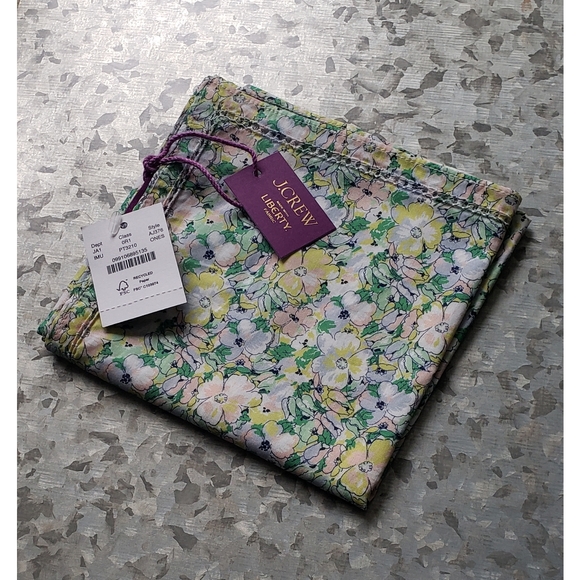J. Crew | Accessories | 34 Jcrew Square Scarf In Liberty Print | Poshmark